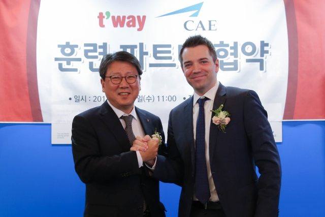 티웨이항공, CAE와 파트너십 체결 - 뉴스웨이