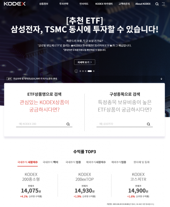 삼성자산운용, ‘Hot 종목’ 편입 KODEX ETF 7선 발표 - 뉴스웨이